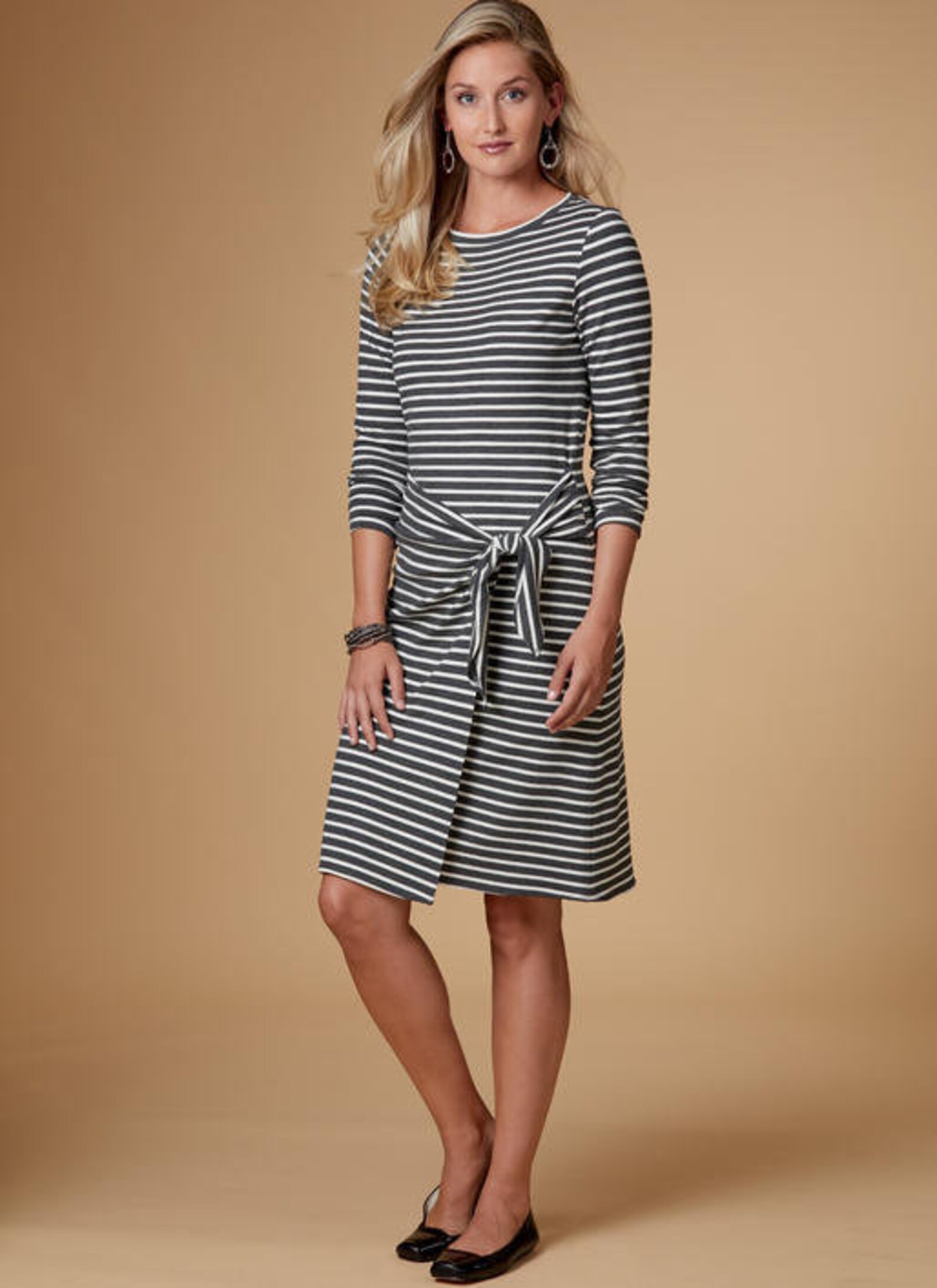 Sewing Pattern Womens Stretch Knit Dress 3 Styles Included - Etsy