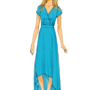 Sewing Pattern Womens Maxi Dress in Misses & Plus Sizes, Butterick ...