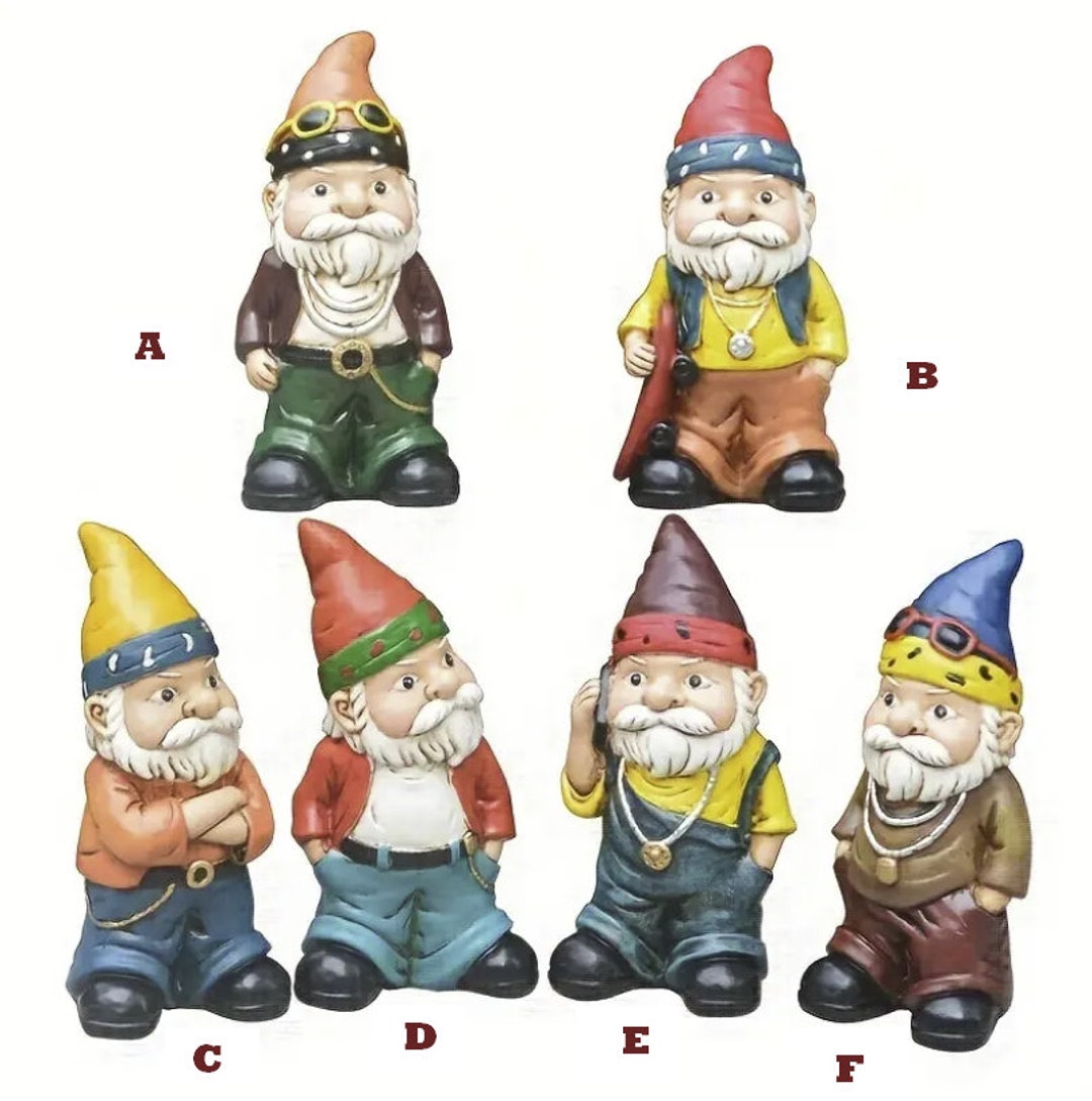 Fairy Garden Miniature GNOME, Handsome Gnomes, Garden Gnome, Miniature ...