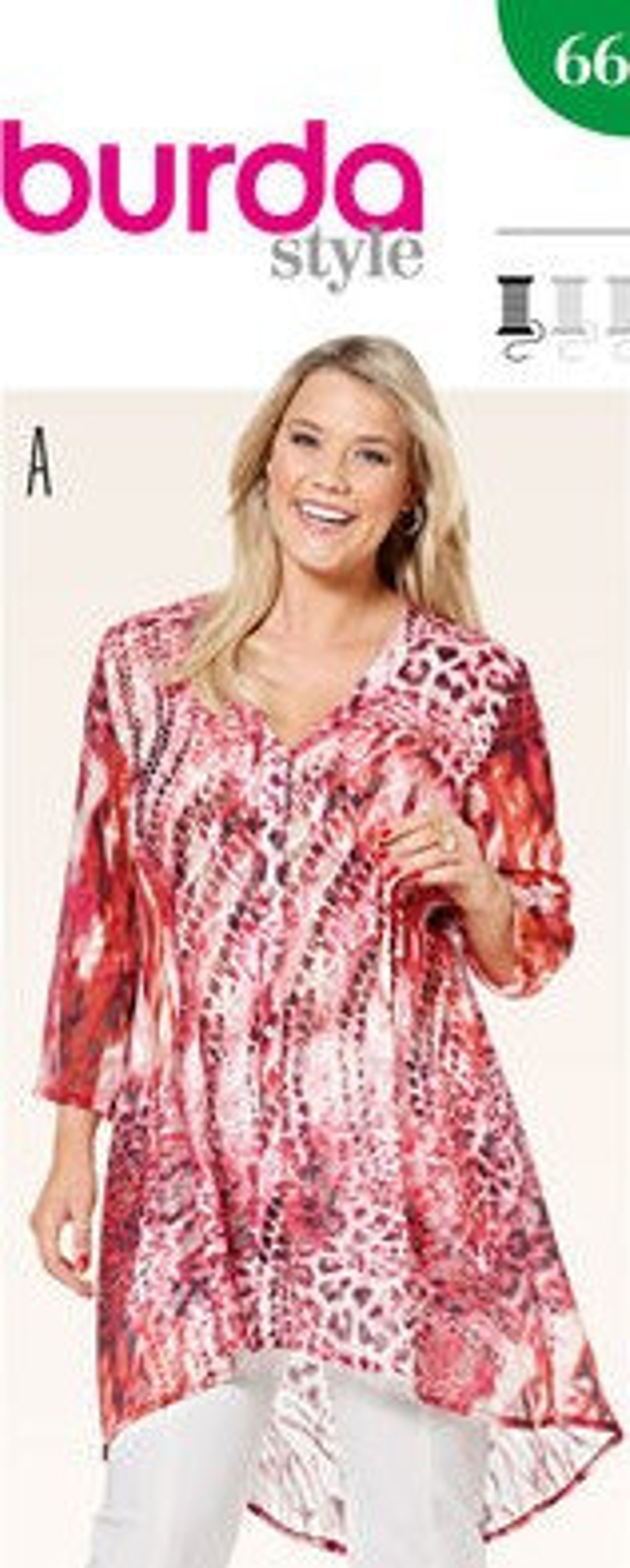 Sewing Pattern for Womens Plus Size Tunic Tops Burda Style - Etsy