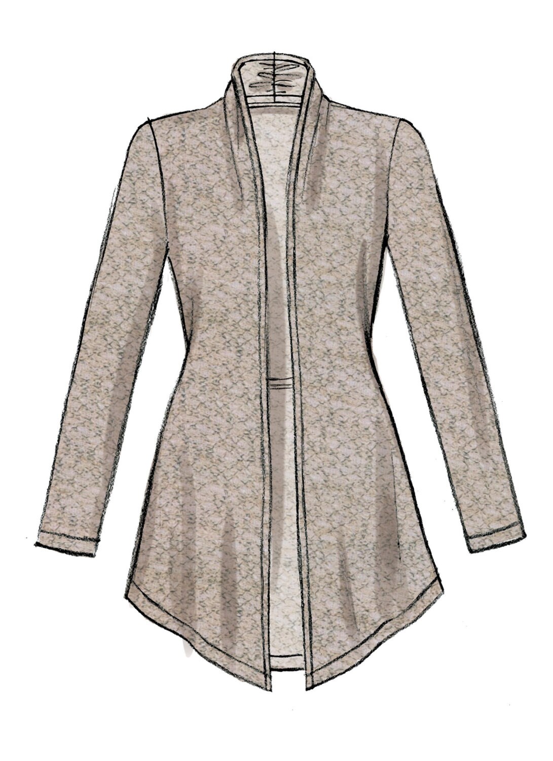 Sewing Pattern for Misses' Gathered Collar Jackets and - Etsy