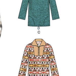 Sewing Pattern for Mens & Womens Jackets in Fleece, New Look Pattern ...