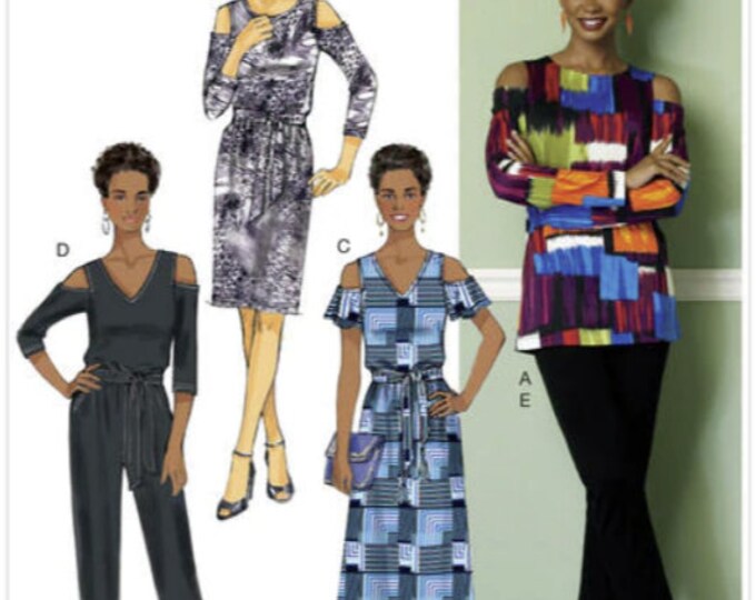 Sewing Pattern Womens Dress in Misses Sizes, Butterick Pattern B6725 ...