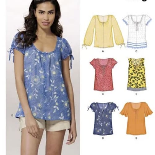 Womens Tops Sewing Pattern Simplicity S9334 Sizes 20W-28W New - Etsy