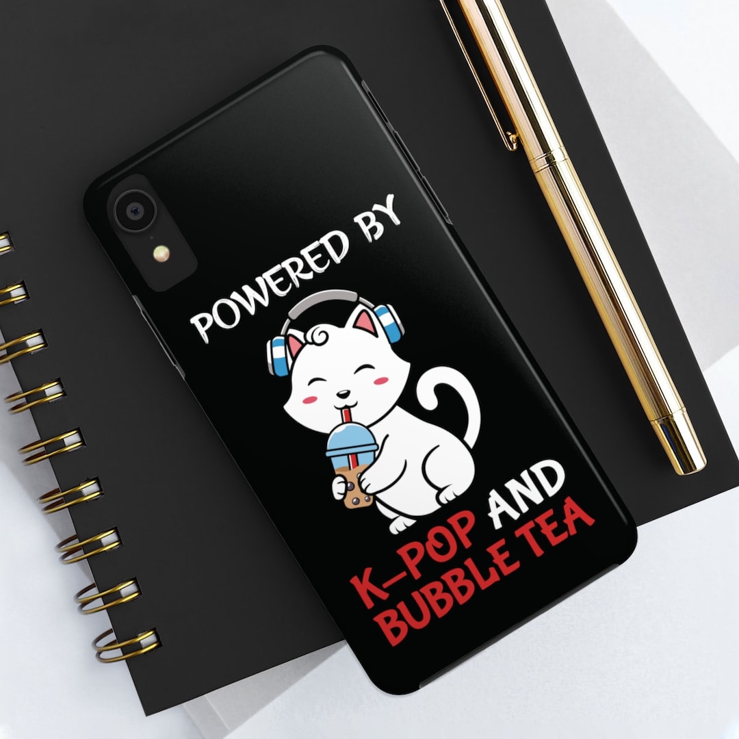 K-pop and Bubble Tea Phone Cases Tough Phone Case, Funny Boba Phone ...