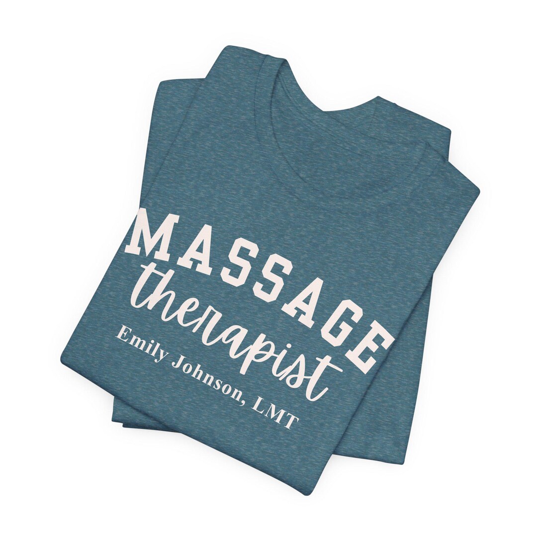 Custom Massage Therapist Shirt, Massage Therapy Shirt LMT Tee ...