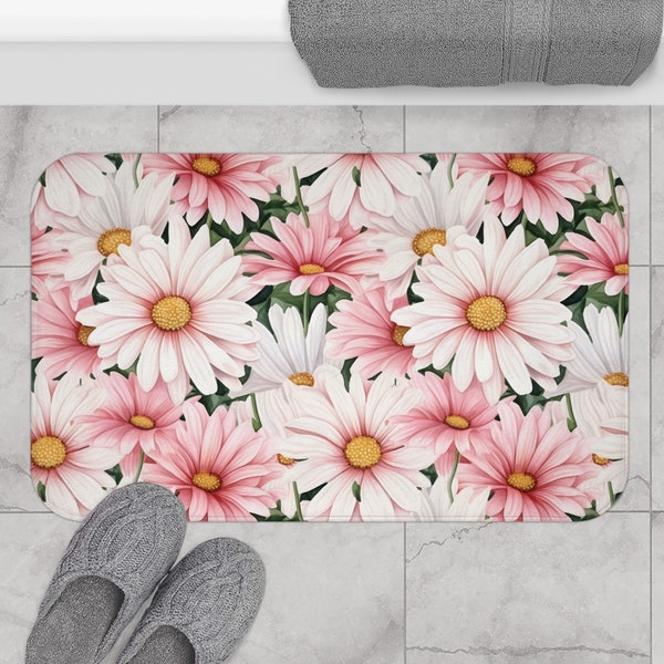 Daisy Bath Mat - Etsy