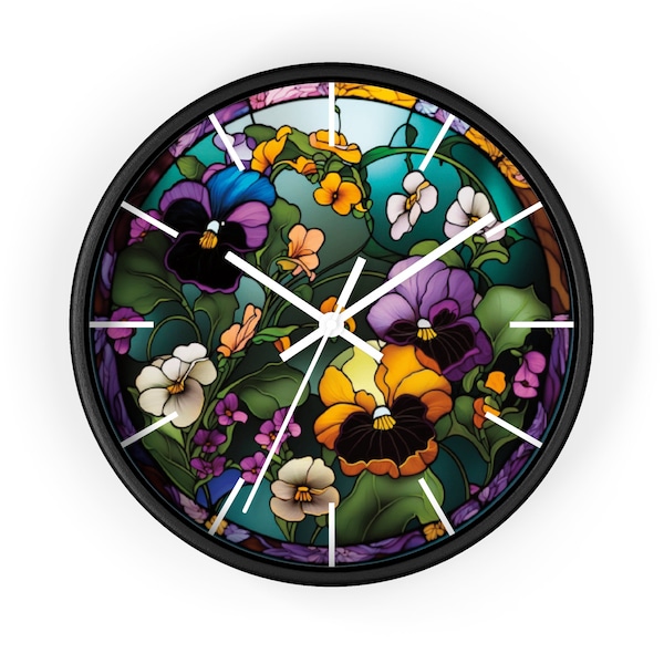 Stained Glass Clock Patterns - Etsy