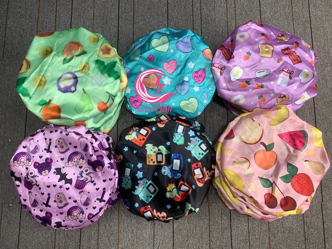 Cute High-quality Satin Bonnet, Silky Sleeping Bonnet,hair Bonnet for ...