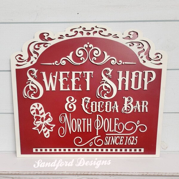 Hot Cocoa Wood Sign - Etsy