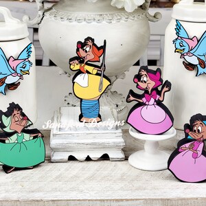 Cinderella Blue Bird Wood Decoration - Disney Birds Wall Art - Bibbidi ...