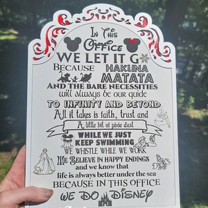 Disney Classroom Rules Sign, Disney Wall Art, Disney House Rules ...