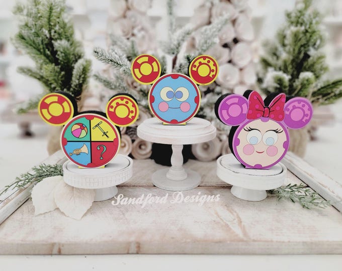 Mickey’s Clubhouse Toodles 3d-printed Standing Figures – Face, Circles ...