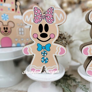 Mickey and Minnie Gingerbread Decorations - Disney Gingerbread ...