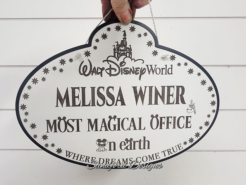 Most Magical Disney Office Wood Sign - Mickey Secretary - Office ...
