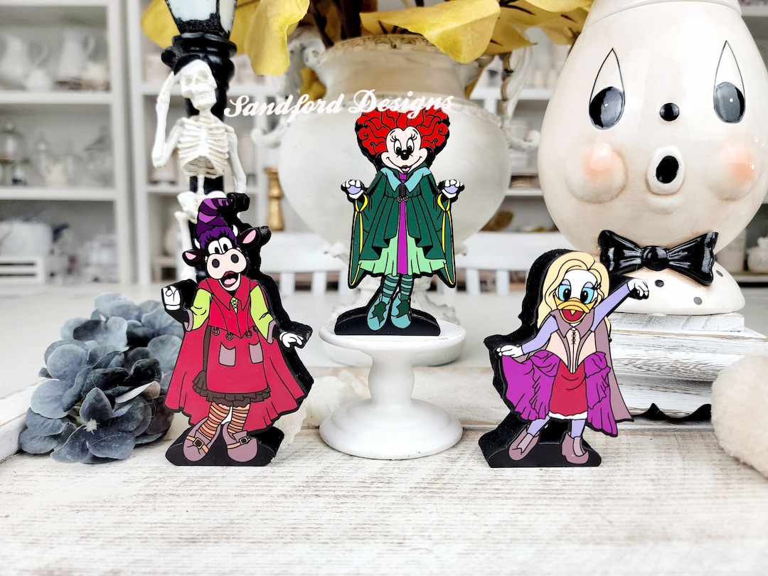 Disney Hocus Pocus Minnie, Daisy and Clarabelle Sanderson Sisters ...