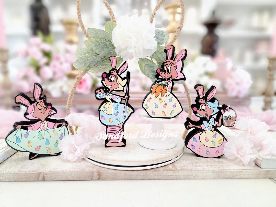Easter Cinderella Mice Perla, Suzy, Mary and Blossom - Bibbidi Bobbidi ...