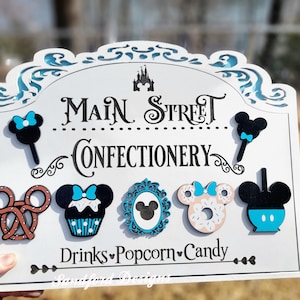Disney Main Street Confectionery Wood Sign – 3D Kitchen Decor - Etsy