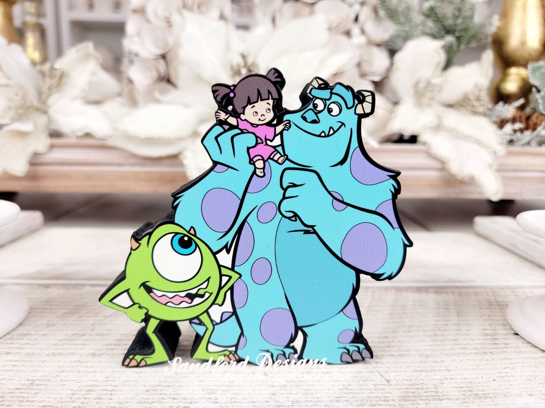 Monsters Inc Decor Disney Monsters Inc Tiered Tray Decor - Etsy