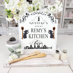 Remy's Personalized Ratatouille Wood Kitchen Sign - Disney Kitchen ...