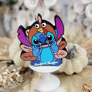 Stitch Thanksgiving Turkey Stitch Turkey Thanksgiving Tier - Etsy