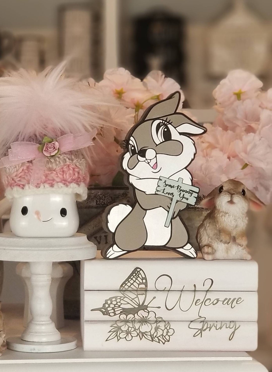 Thumper Tiered Tray Decor, Bambi Thumper, Disney Miss Bunny Decor ...