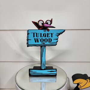 Alice in Wonderland Tiered Tray Decor: Tulgey Wood Sign - Etsy