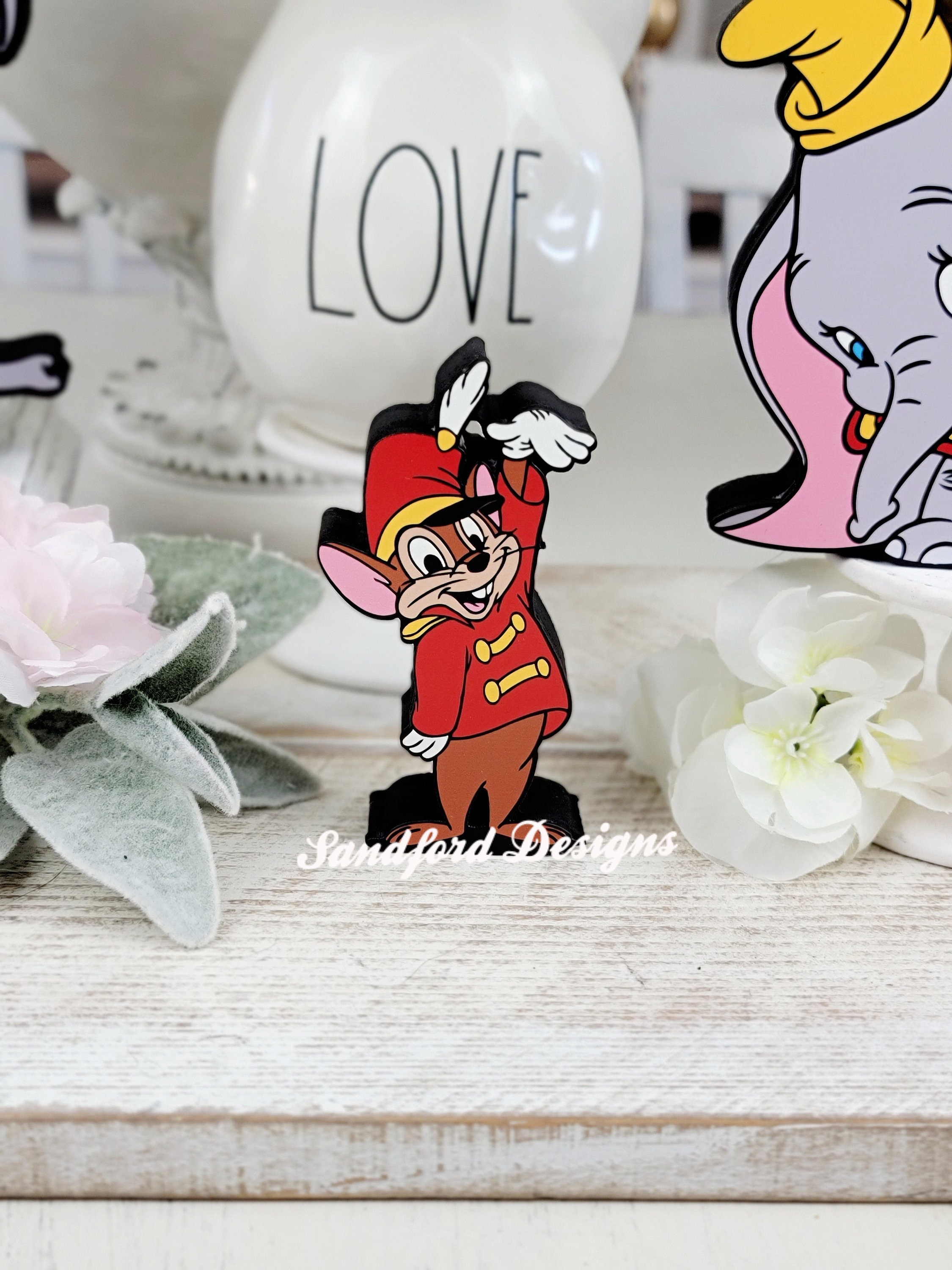 Disney Dumbo Tiered Tray Decor - Classic Movie Wood Decorations ...