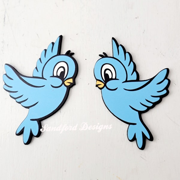 Cinderella Blue Bird Png - Etsy