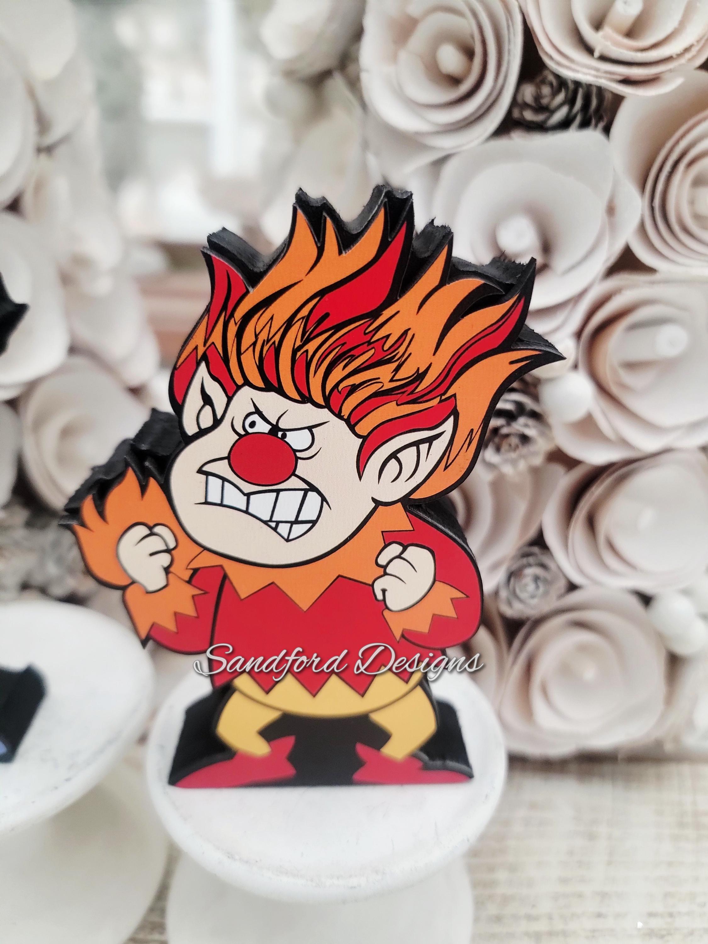 Heat Miser and Cold Miser Decorations, Classic Christmas Decor, Island ...