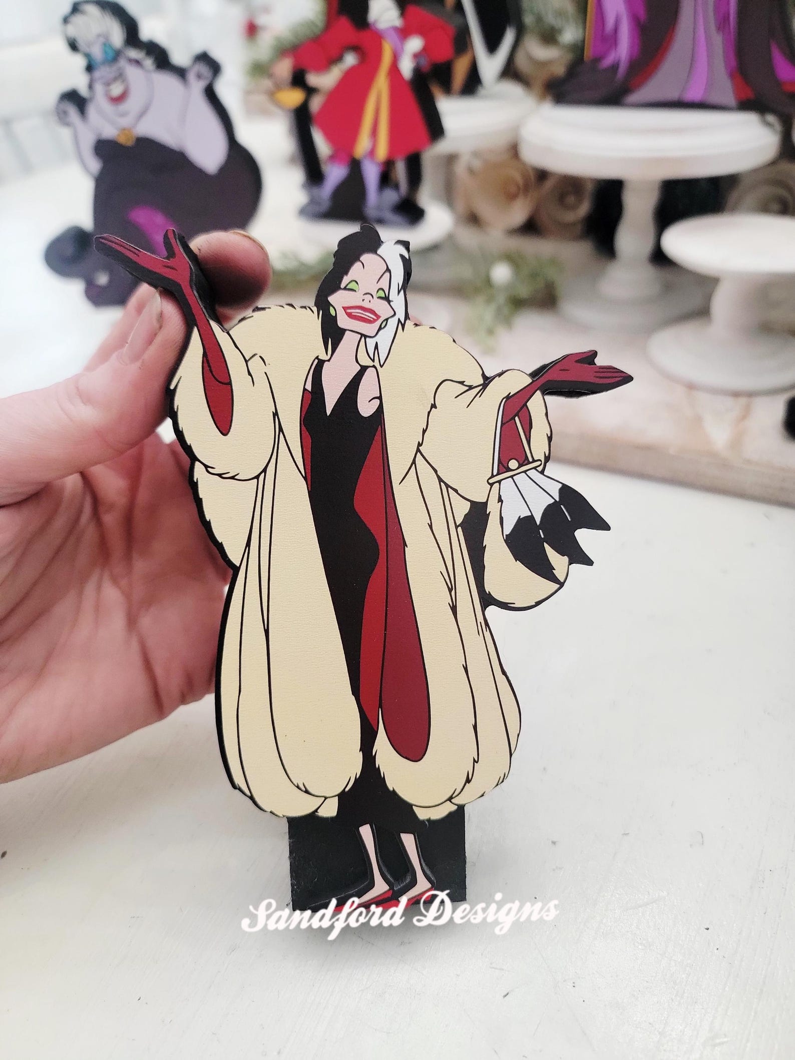 Disney Villains Tiered Tray Decor, Halloween Wood Signs (9 Piece Set ...