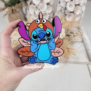 Stitch Thanksgiving Turkey Stitch Turkey Thanksgiving Tier - Etsy