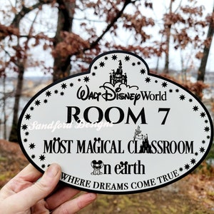 Most Magical Disney Teacher Wood Sign - Mickey Teacher - Teacher ...