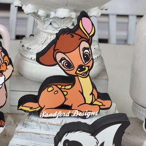 Bambi and Friends Wood Decorations - Disney Tiered Tray Decor - Etsy