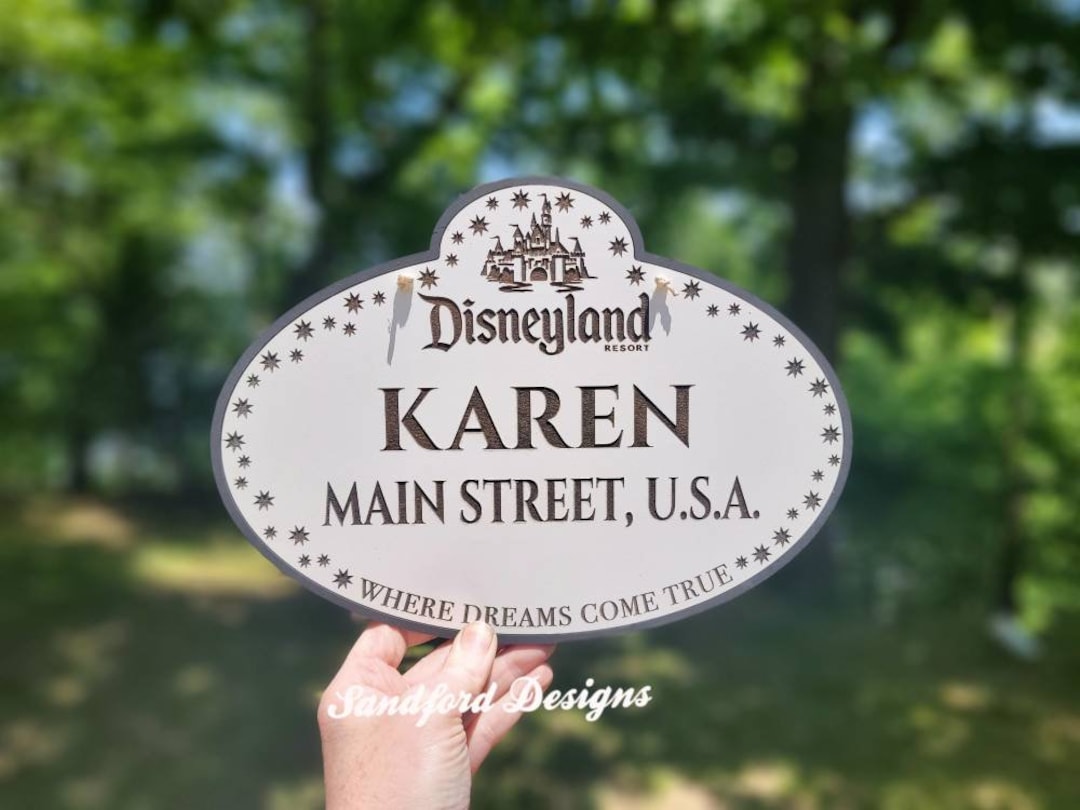 Personalized Mickey Cast Member Wood Sign, Disney Teacher Gift, Family ...