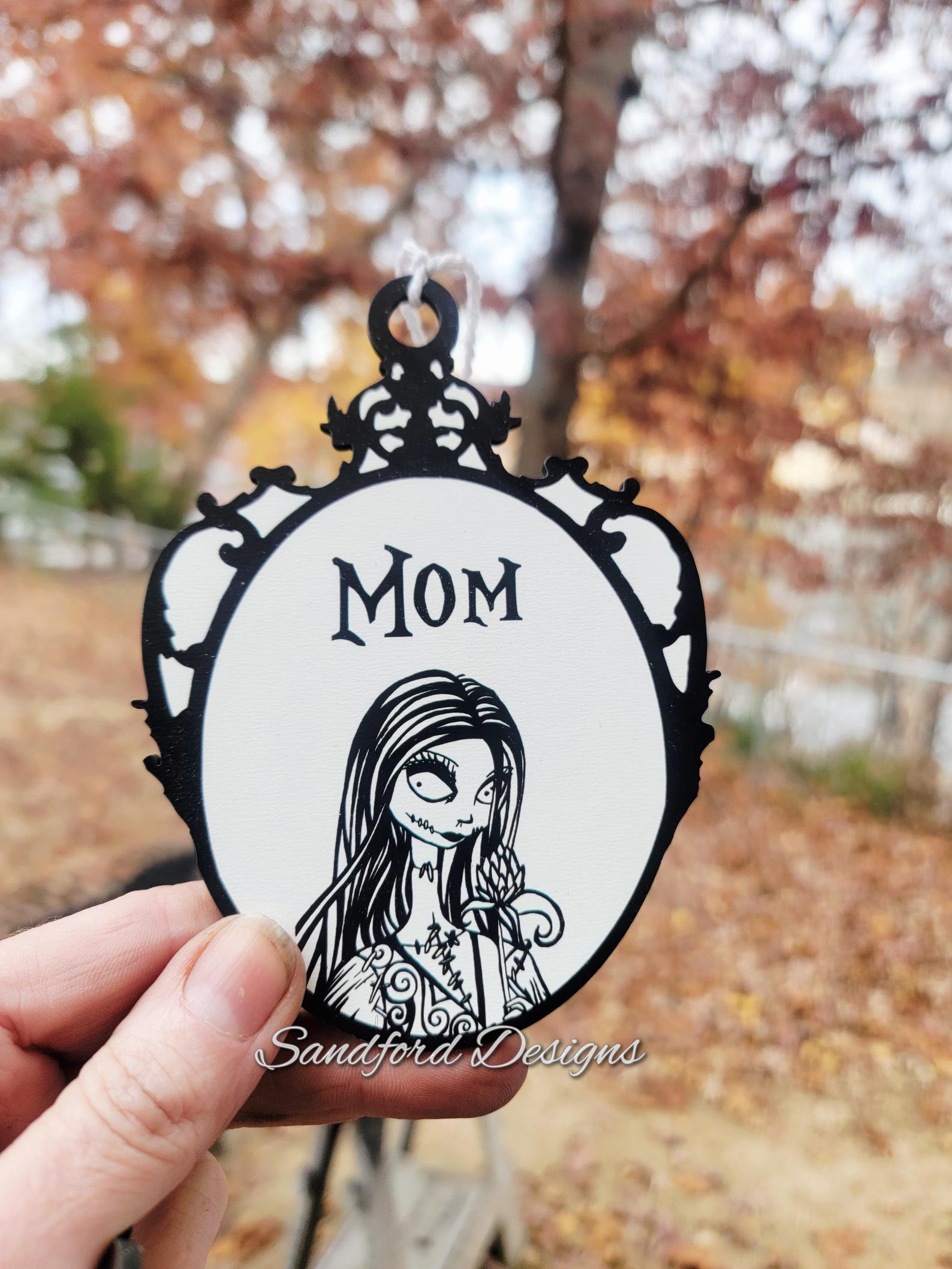 Jack and Sally Ornament Tags, Zero Stocking Decor, Personalized Disney ...