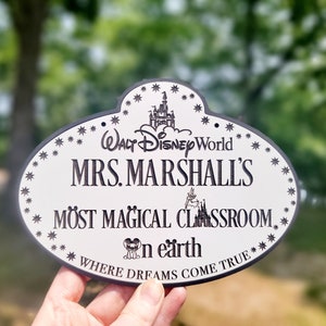 Most Magical Disney Teacher Wood Sign – Personalized Classroom Decor - Etsy