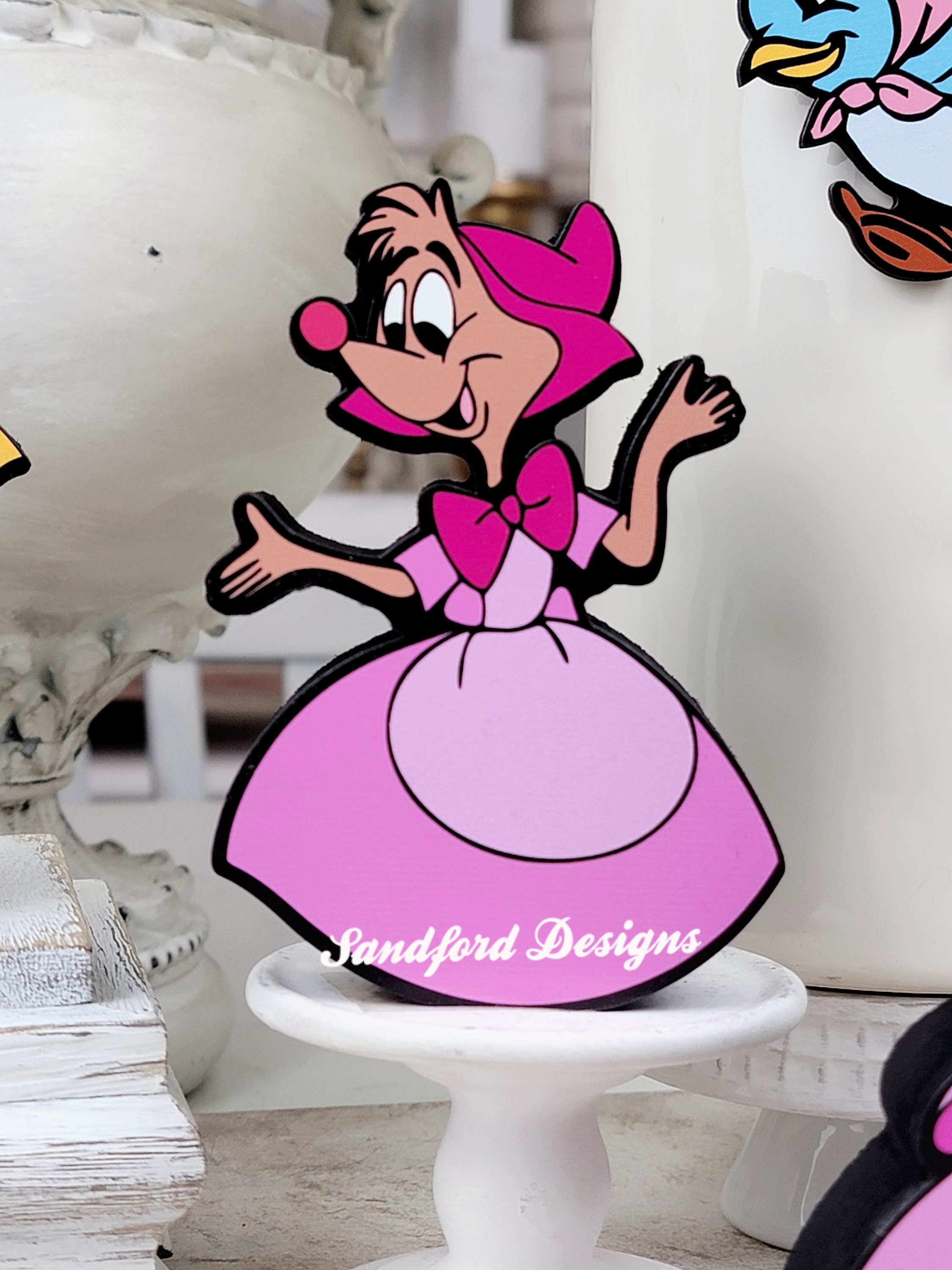 Cinderella Mice Perla, Suzy, Mary and Blossom Decorations - Bibbidi ...
