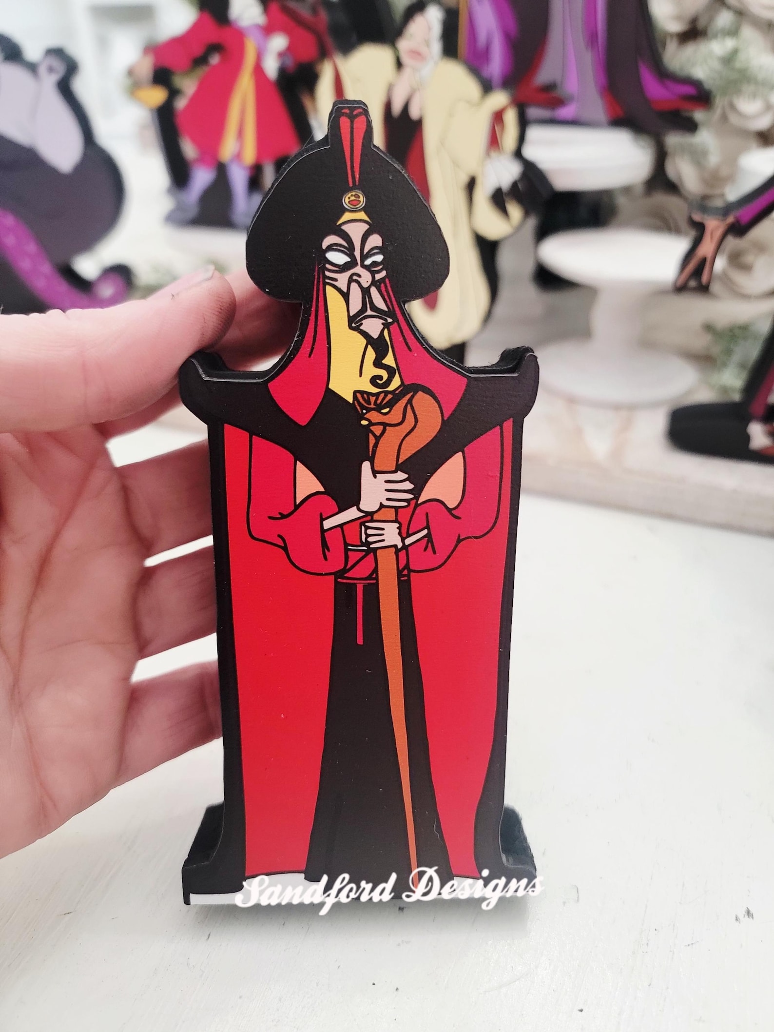 Disney Villains Tiered Tray Decor, Halloween Wood Signs (9 Piece Set ...