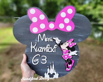 Personalized Name Plate; Custom Teacher Sign; Name Sign; Teacher Desk ...