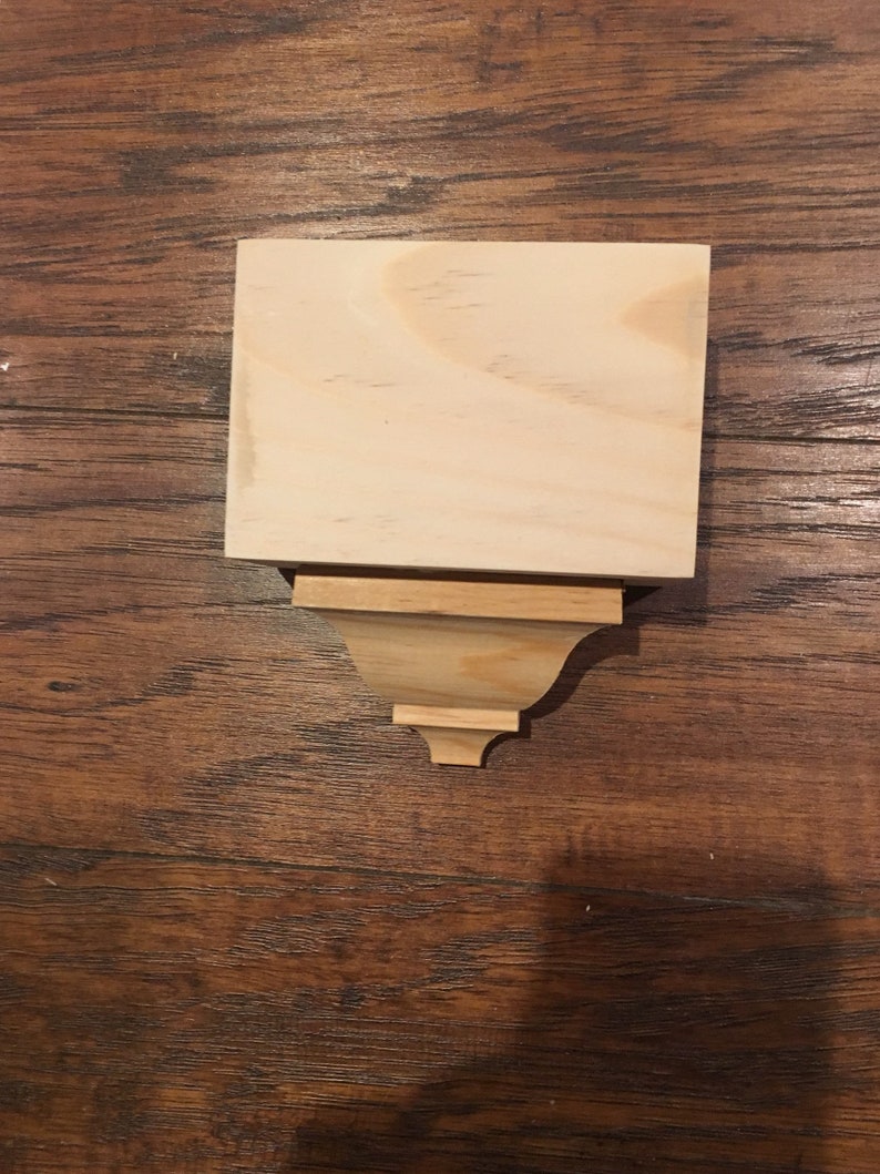 Crown Molding Middle Transition Solid Bare Pine for 2 5/8” Transition ...