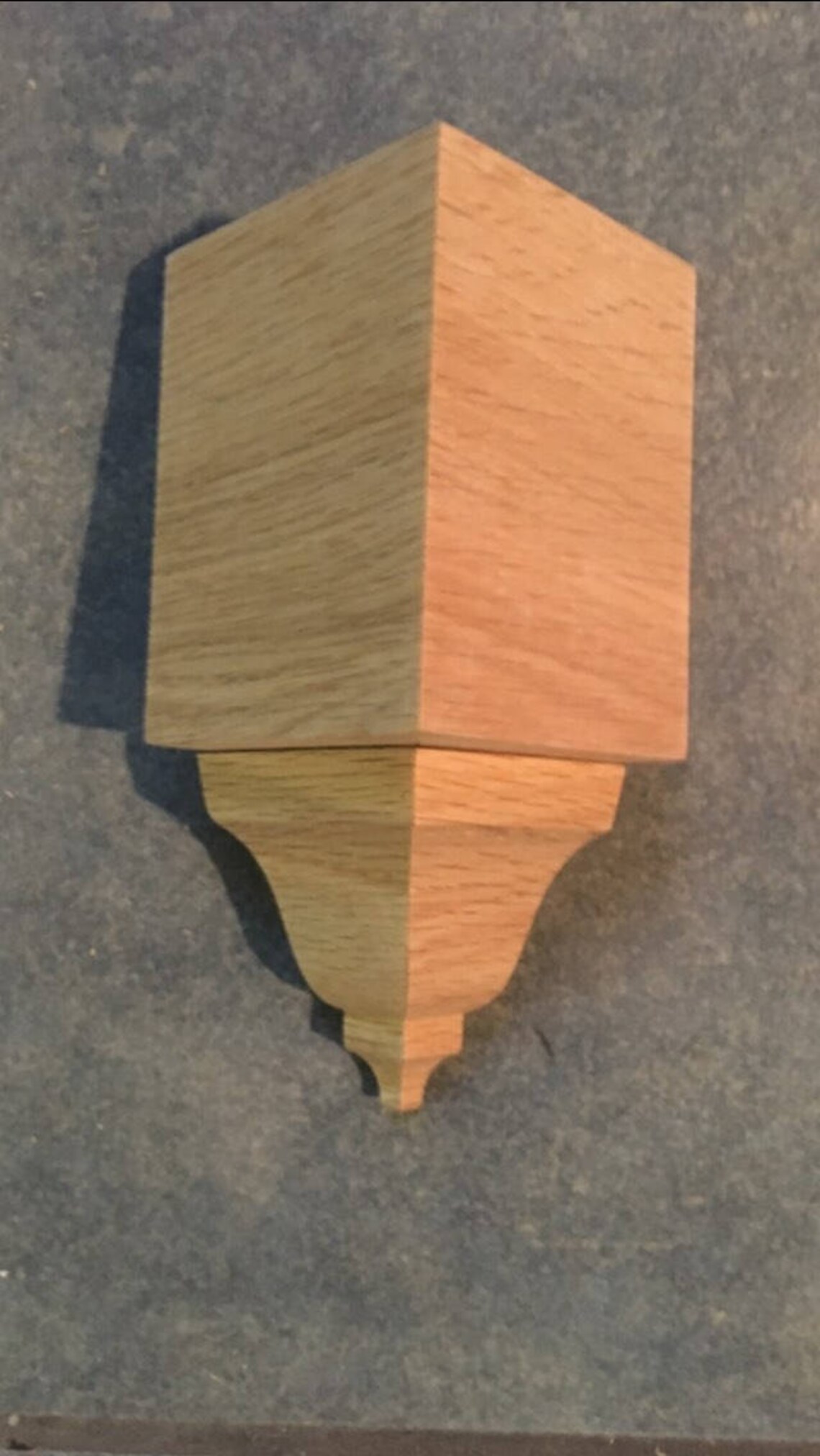 Crown Molding Corner Solid Oak for 3 5/8” Transition - Etsy