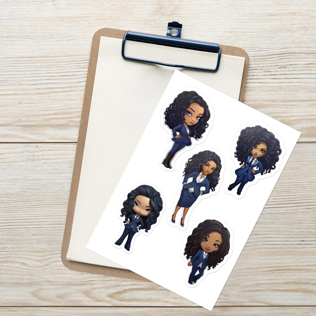 Jasmine Crockett Inspired Sticker Sheet 5 IMAGES - Etsy