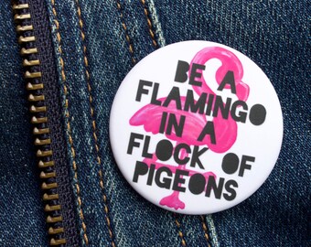 Thanks a Flocking Lot Thank You Card Pun Card Flamingo A2 | Etsy