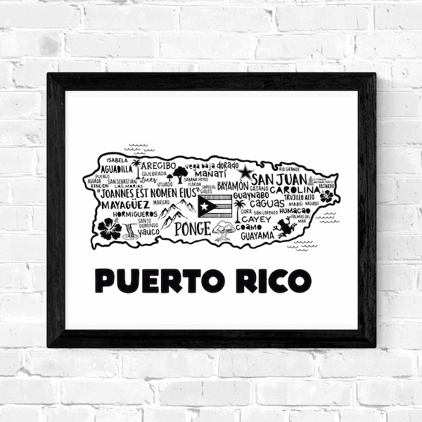 Bayamón Print Puerto Rico Art - Etsy