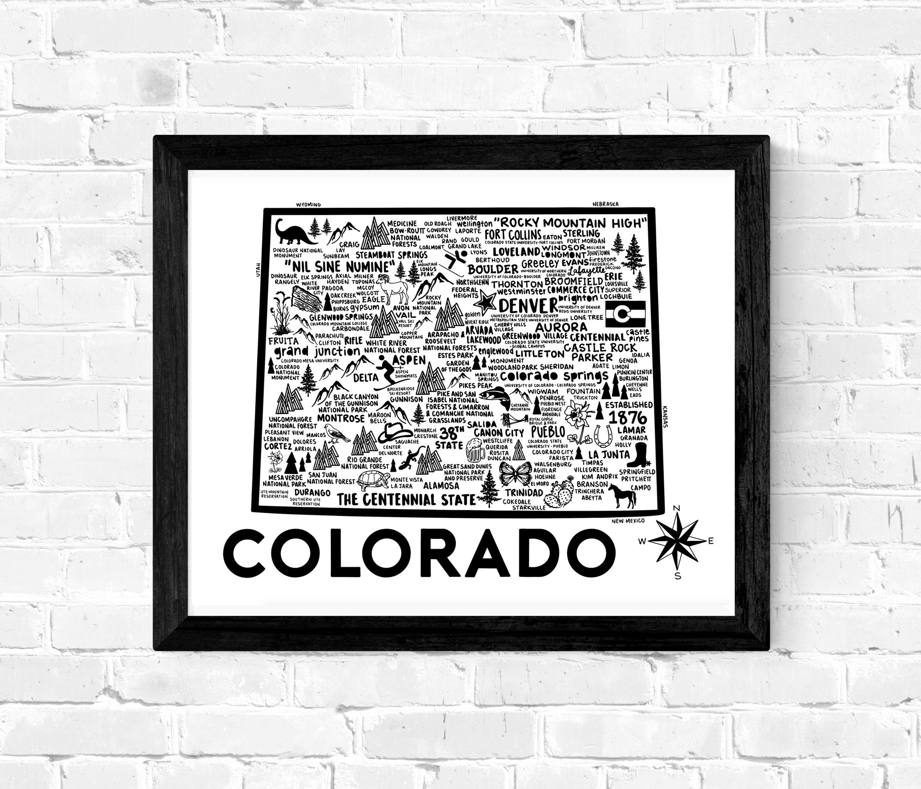 Colorado Map Outline