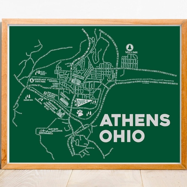 Athens Ohio - Etsy