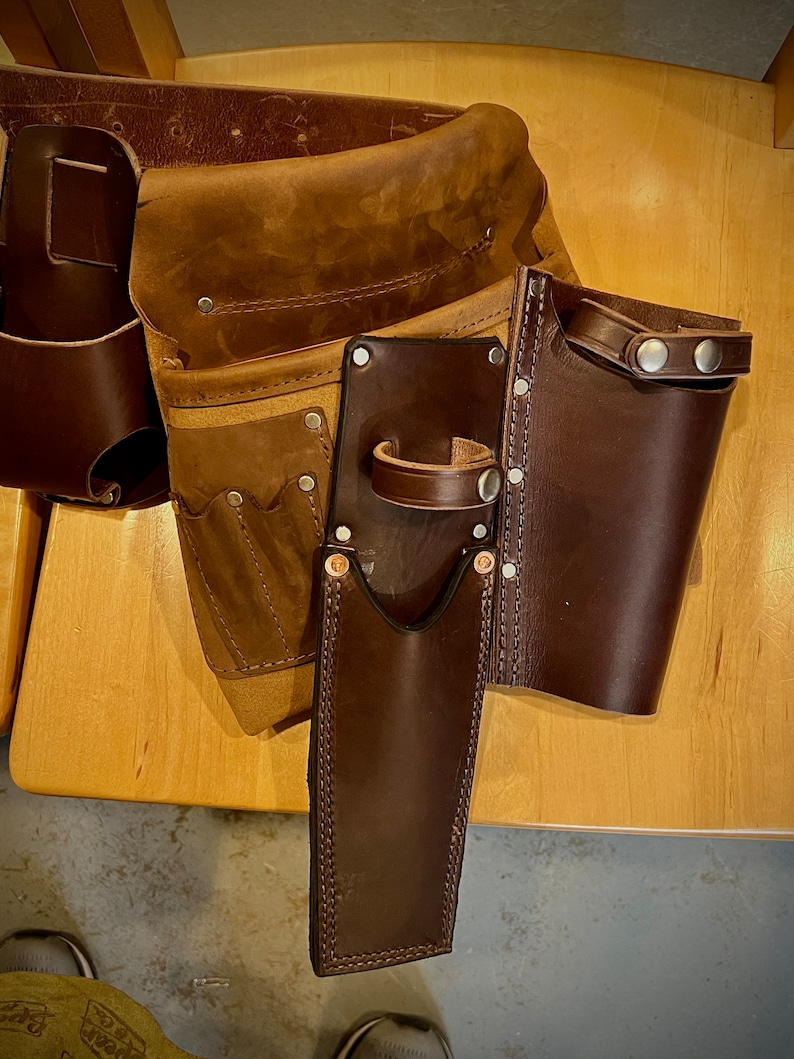 Timber Framing Tool Belt - Contractor Tool Bags - Handmade Full Grain ...