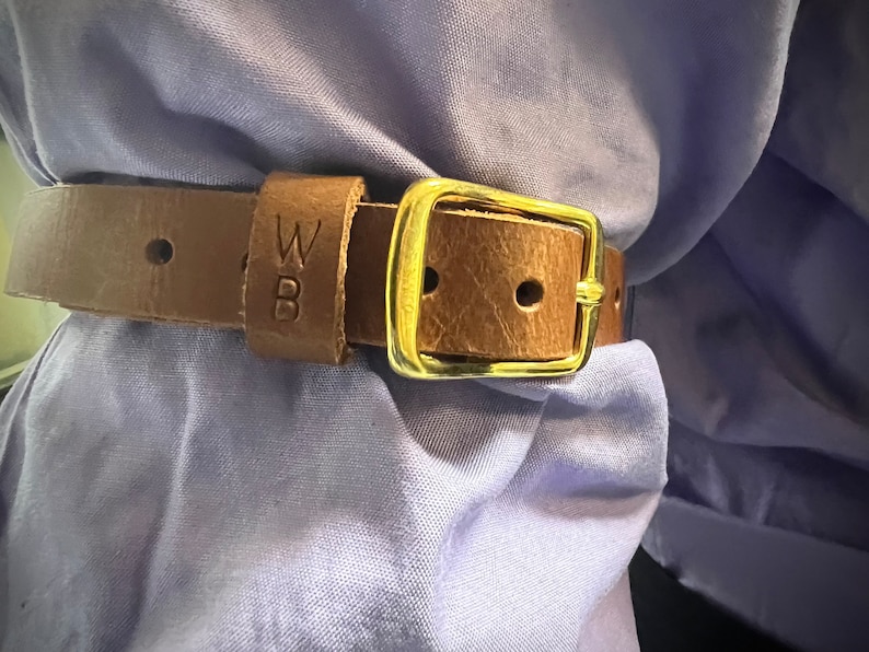 Leather Sleeve Garters, Handmade Arm Shirt Holders, Full Grain Buffalo ...