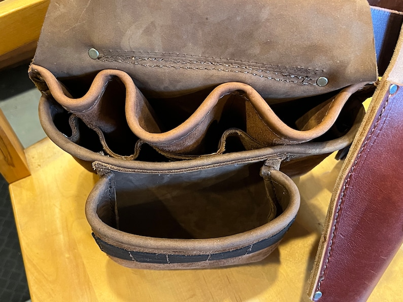 Timber Framing Tool Belt - Contractor Tool Bags - Handmade Full Grain ...